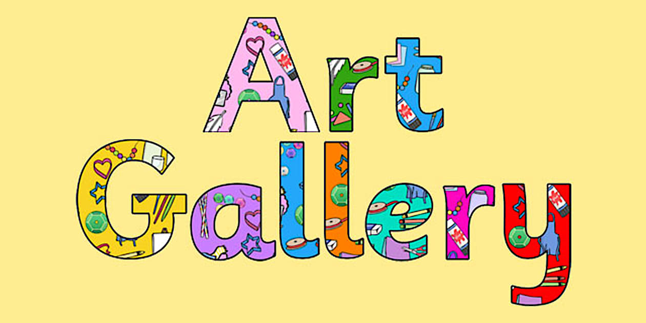 Art Display Lettering - Classroom Art Gallery (teacher made)