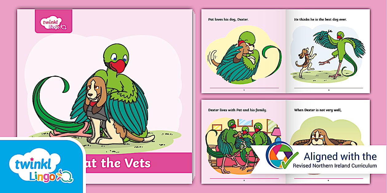 Pat at the Vets Phase 2 've' Sound Story (teacher made)