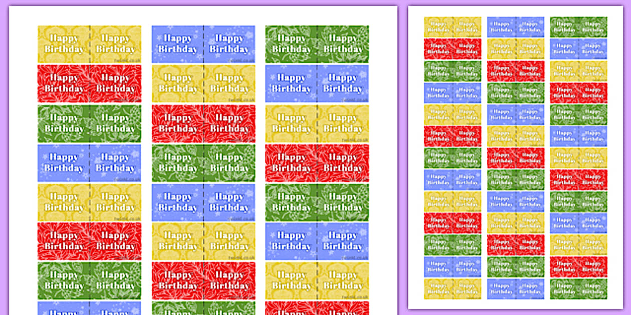 80th Birthday Party Toothpick Flags (teacher made) - Twinkl