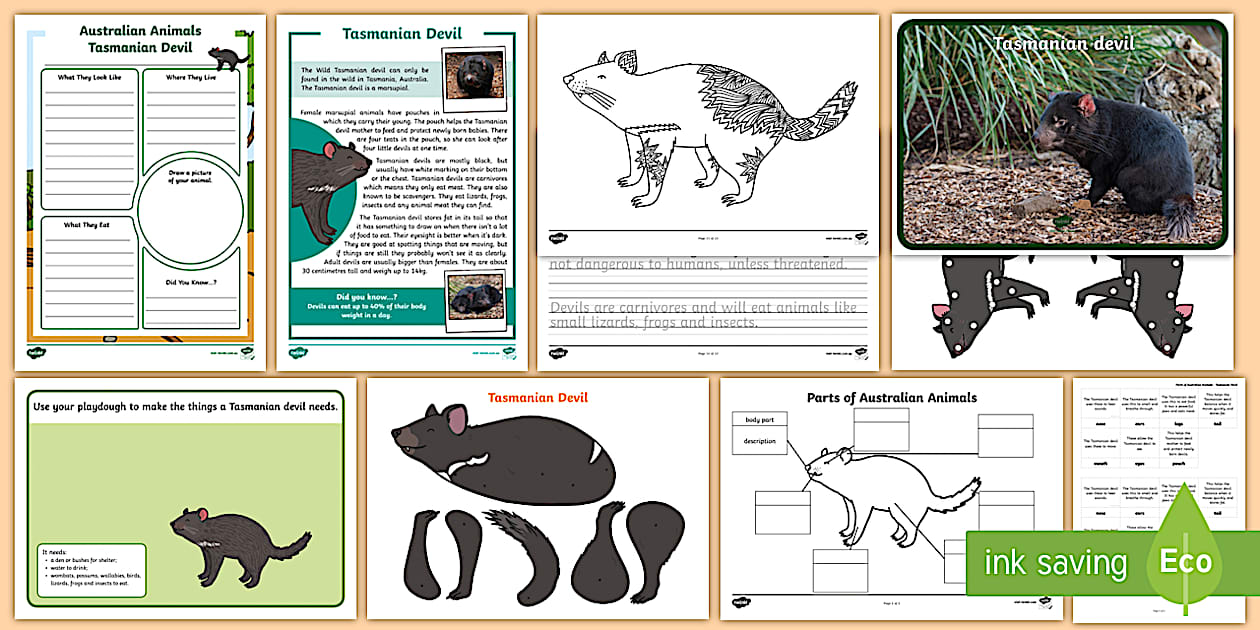 Tasmanian Devil Resource Pack | Tasmanian Devil Craft