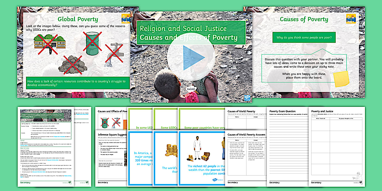 Religion and Social Justice Lesson 7: Causes and Effects of Poverty