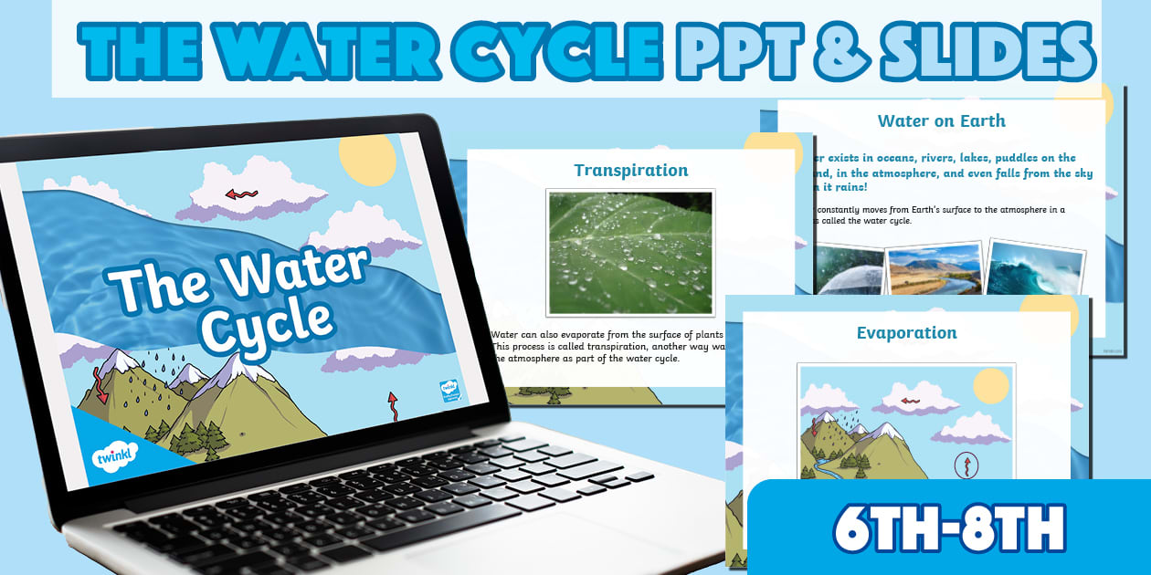 The Water Cycle PowerPoint & Google Slides for 6th-8th Grade