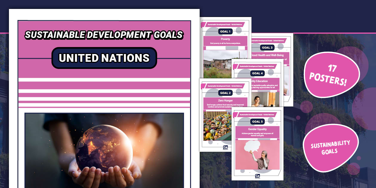 Sustainable Development Goals Display Posters