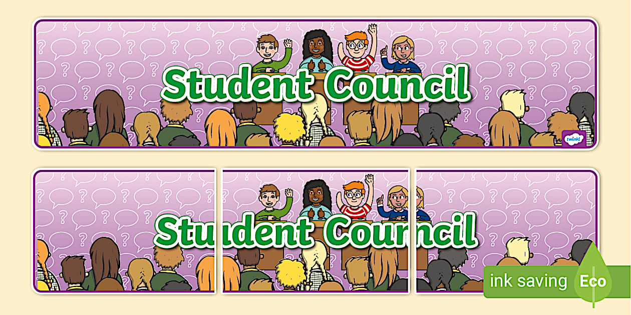 Student Council Display Banner (teacher made) - Twinkl