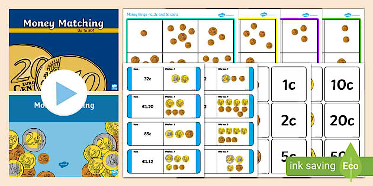 Interactive Money Games Euro | KS1 Maths Resource Pack