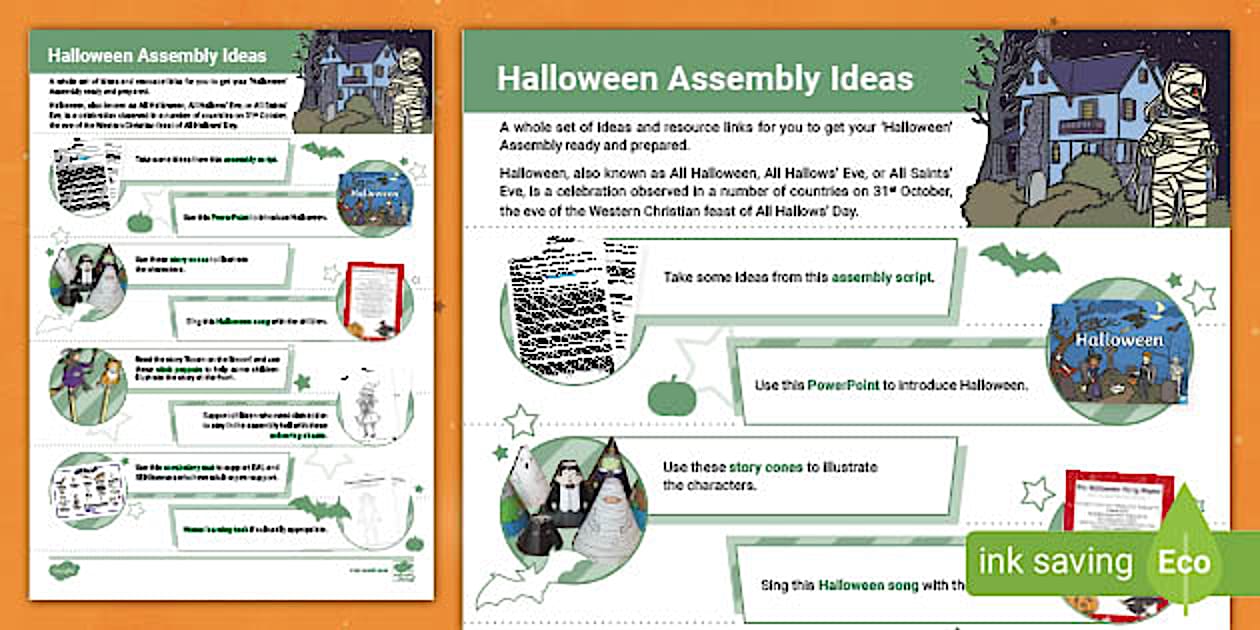 Halloween Assembly Ideas (teacher made) - Twinkl