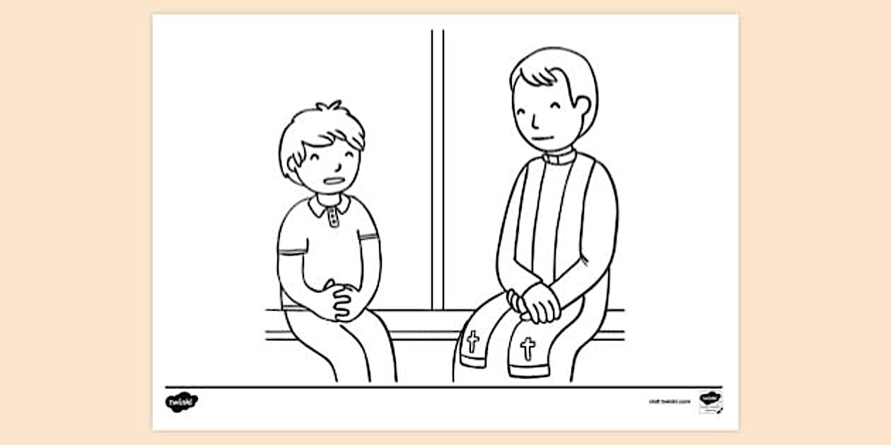 Colouring Page for Church School | RE Resource for Kids