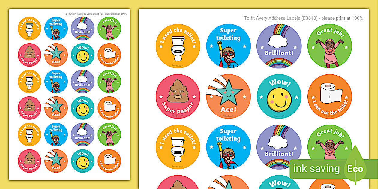 Toilet Training Stickers (creat de profesori) - Twinkl