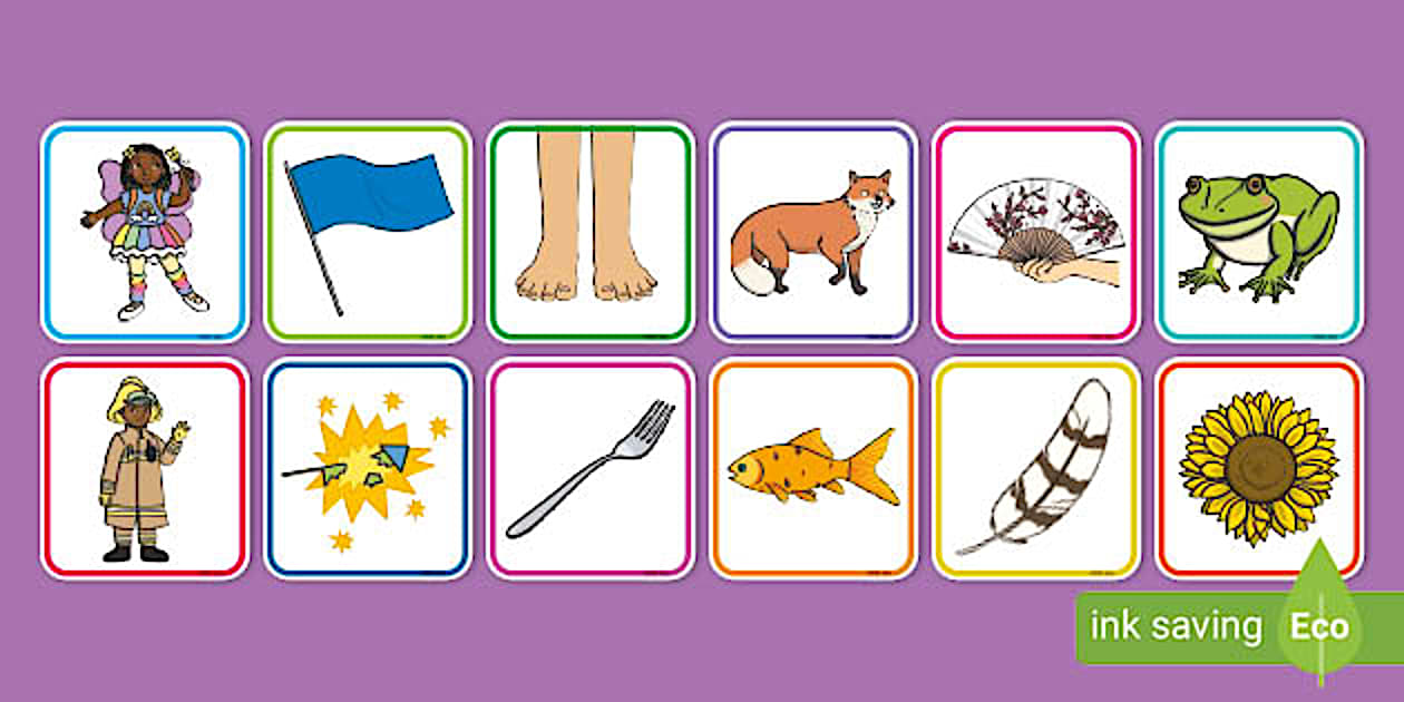 Initial Sounds Alliteration Picture Cards: Letter f - Twinkl