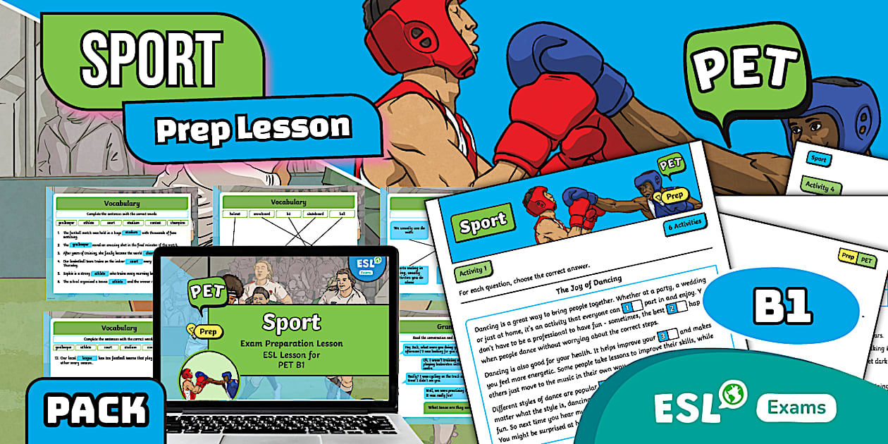 B1 Preliminary (PET) - Sport Lesson Pack