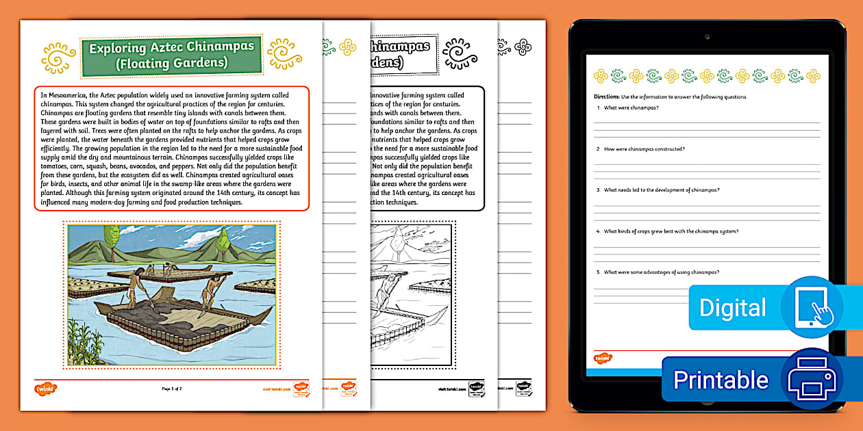 Farming Techniques of the Aztecs | Twinkl USA (teacher made)