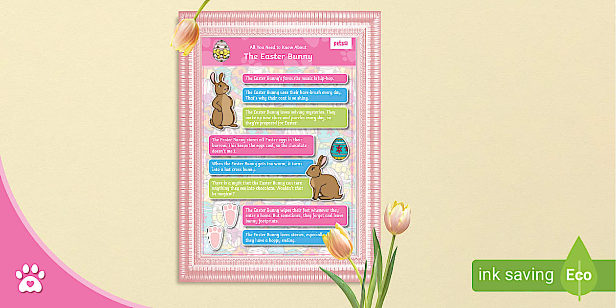 The Easter Bunny - Fact Sheet - Easter Bunny Facts - Pets