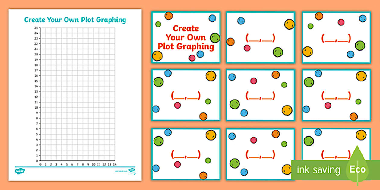 Create Your Own Plot Graphing Task Cards (Teacher-Made)