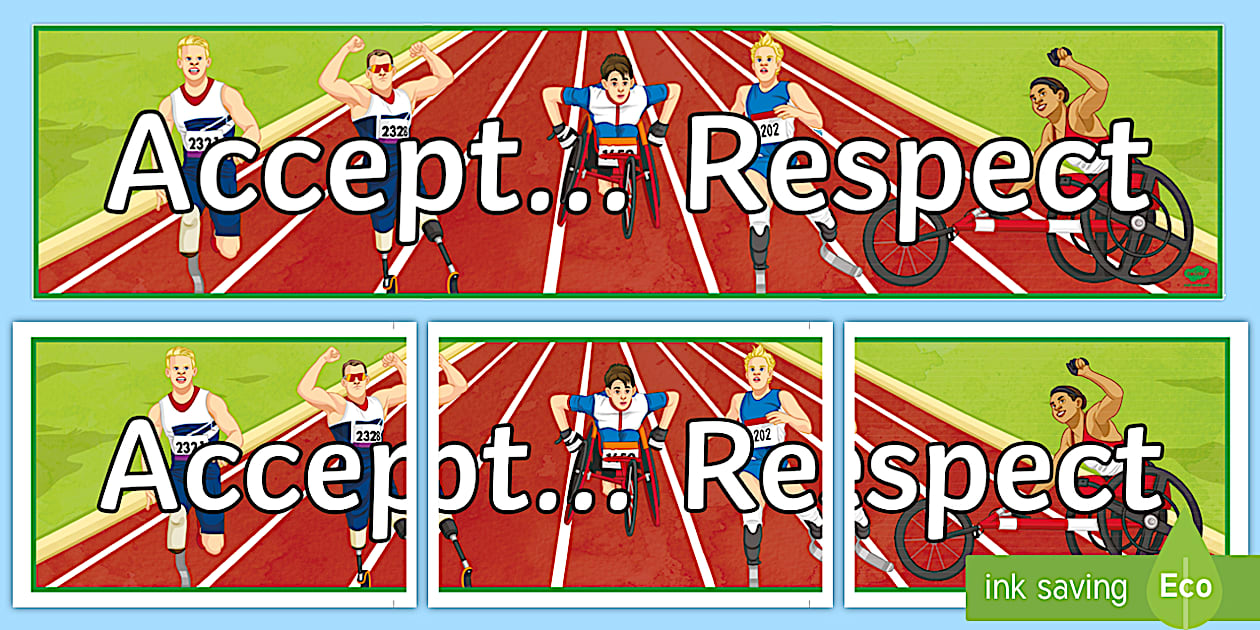 Accept... Respect Display Banner (teacher made) - Twinkl