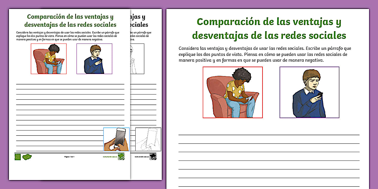 Ventajas y Desventajas de las Redes Sociales Twinkl Colombia