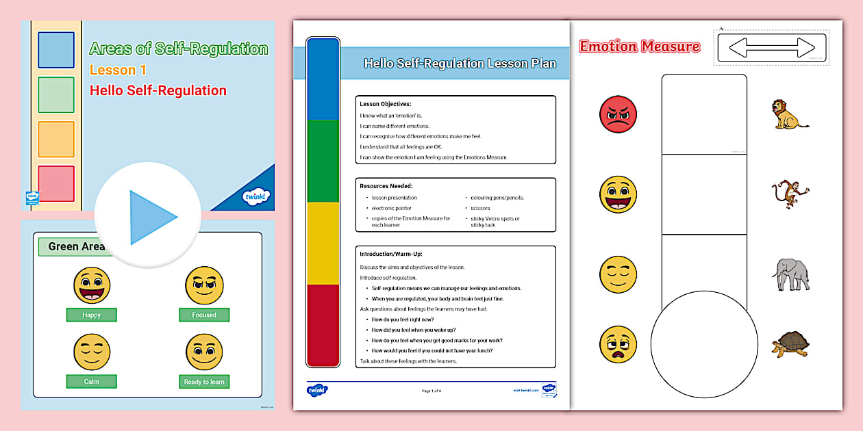 FREE! - Areas of Regulation Lesson Plan PDF | OT Resources