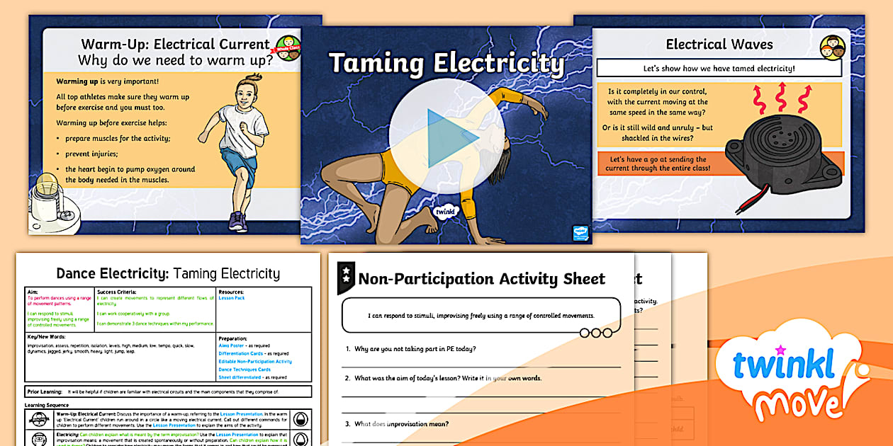 Electromagnetism Lesson Plan | Y6 Dance | Twinkl Move