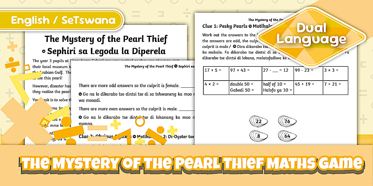 za-m-1758131125 Grade 4 Maths-Term 4-The Mystery of the Pearl Thief Maths