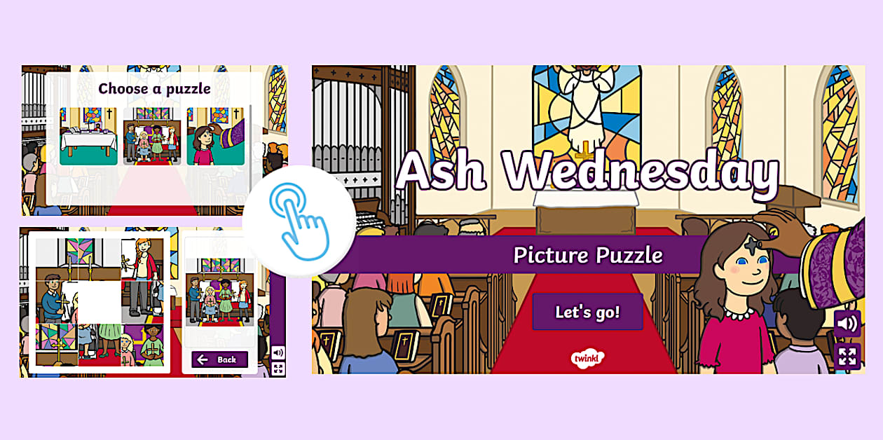 Interactive Ash Wednesday Puzzle | Twinkl | Puzzles
