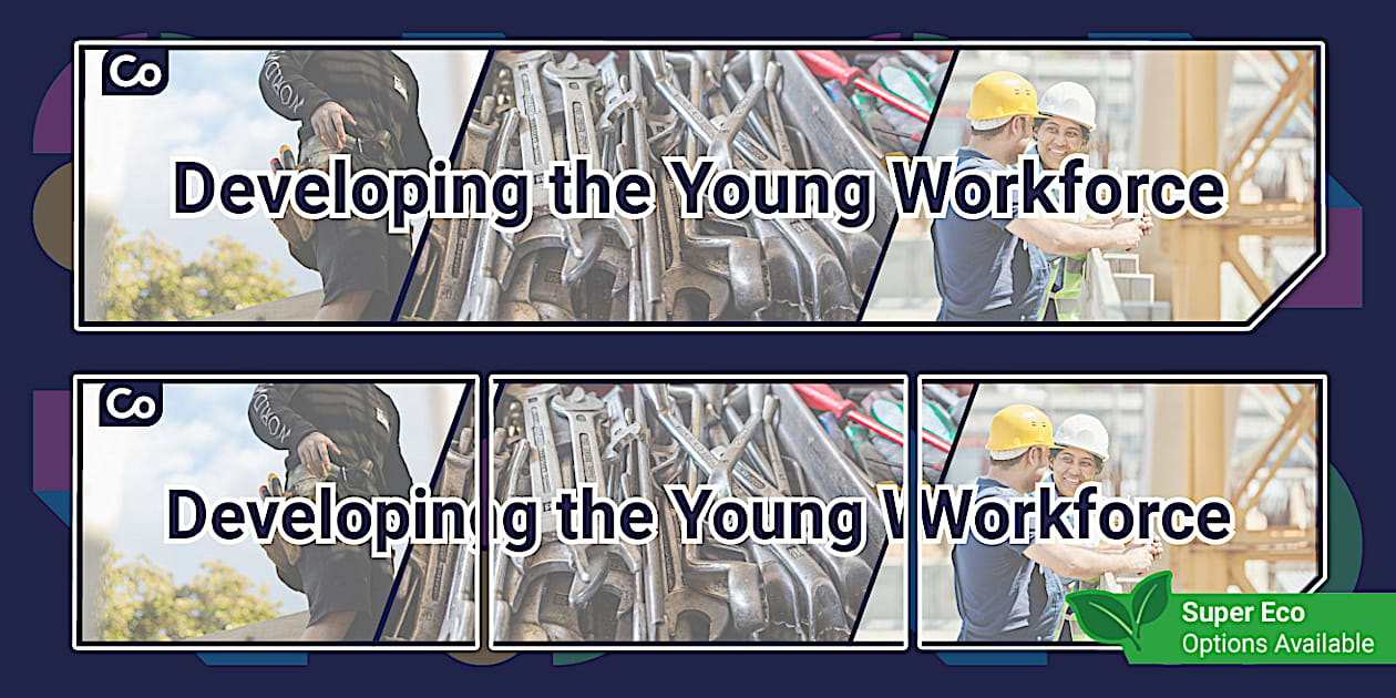 Whole School Display: Developing the Young Workforce Banner