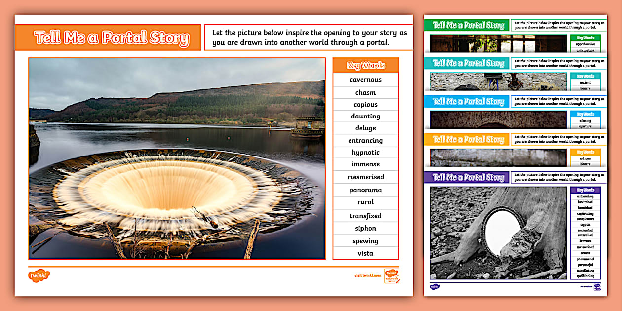 KS2 Tell Me a Portal Story Opener: Writing Inspiration Activity Pack