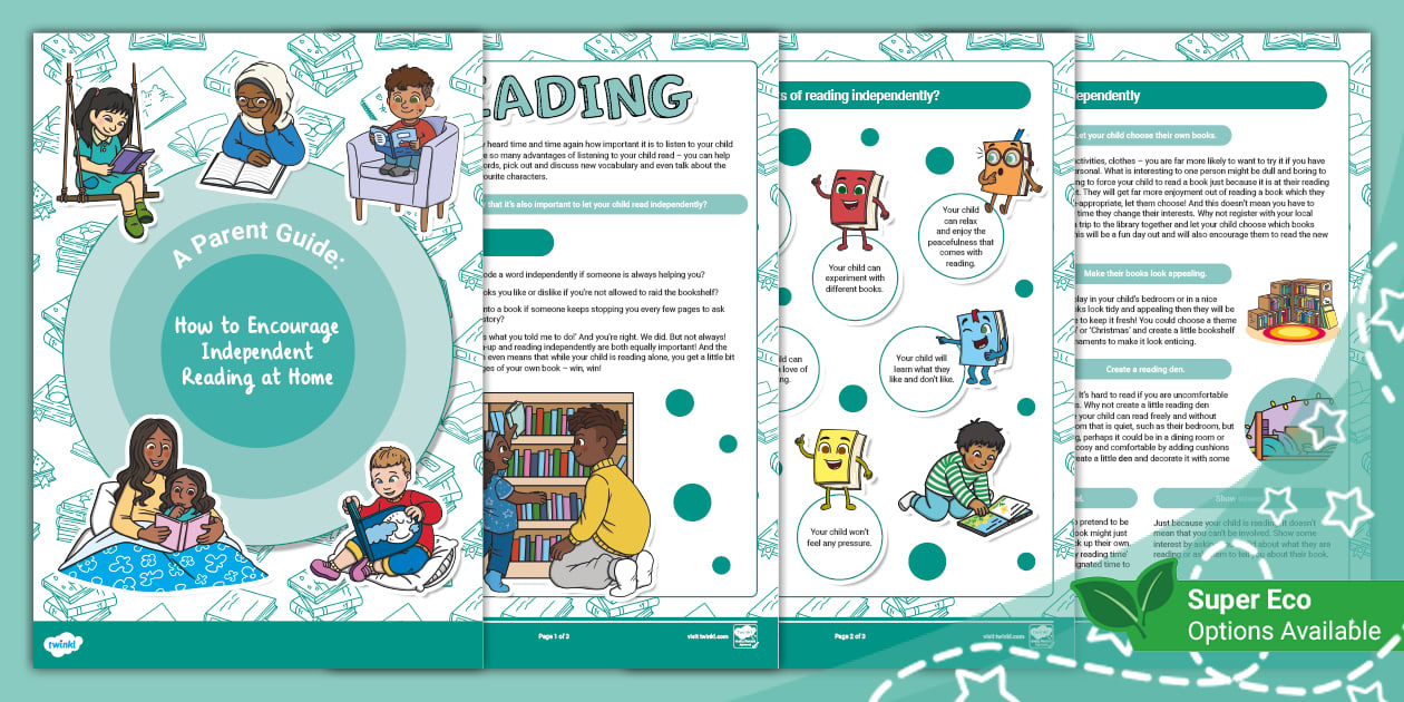 A Parent Guide: How to Encourage Independent Reading at Home