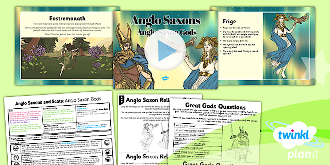Anglo Saxon Gods KS2 Lesson Pack 5 - Teaching Resource