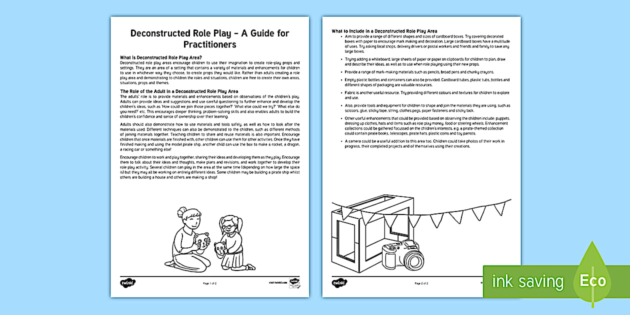 Deconstructed Role-Play Resources - Guide for Practitioners