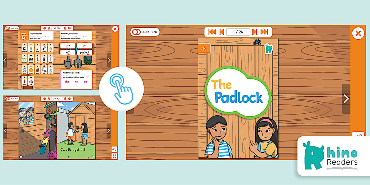 Level 2c Decodable Readers: The Padlock (teacher made)