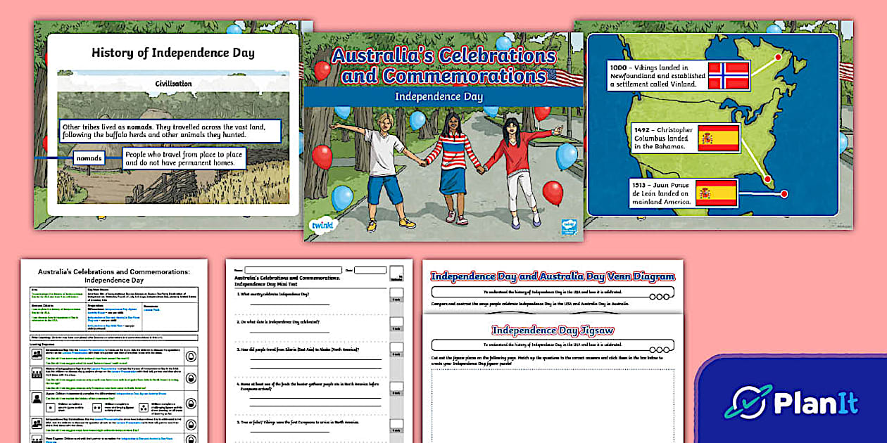 Year 3 HASS Celebrations and Commemorations Independence Day