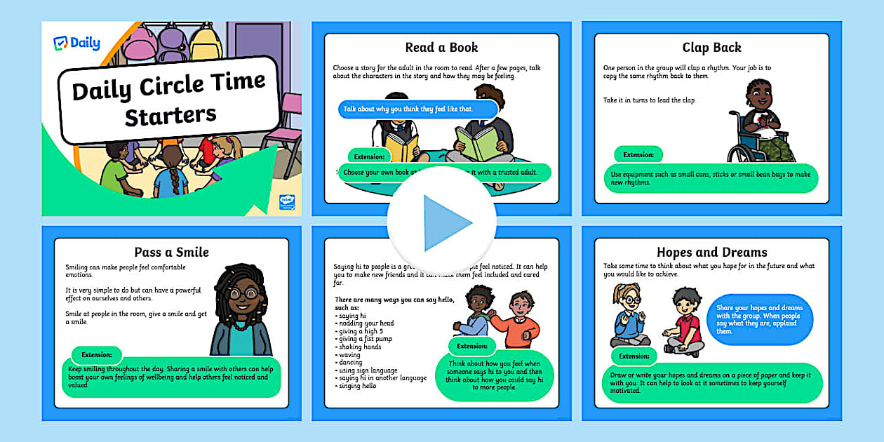 KS1 Circle Time Starters PowerPoint (Lehrer gemacht)