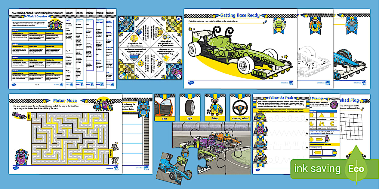 Racing Ahead Handwriting Intervention KS1 Week 1 | Twinkl