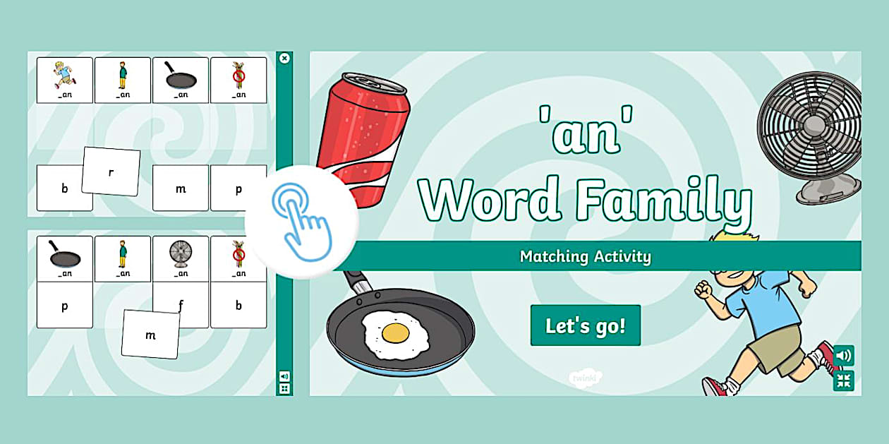 'An' Word Family Game | Twinkl (teacher made) - Twinkl