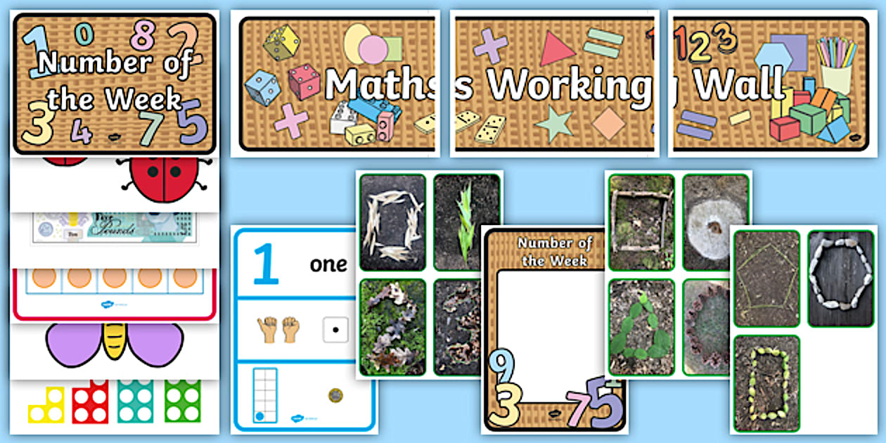👉 Maths Working Wall Neutral-Themed Display Pack - Twinkl