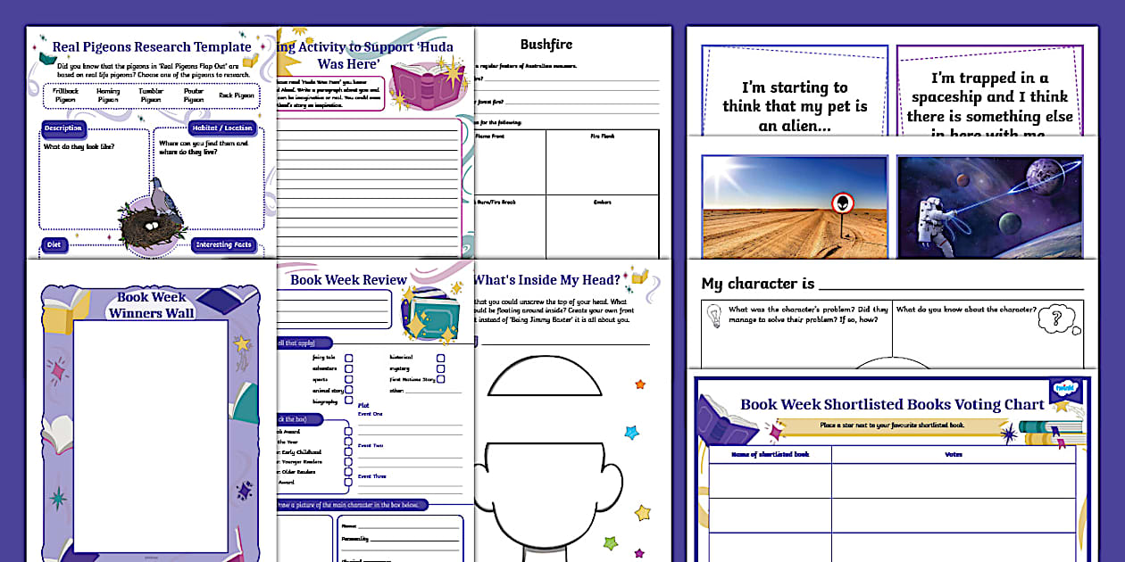 Book Week: Younger Readers Category Activity Pack