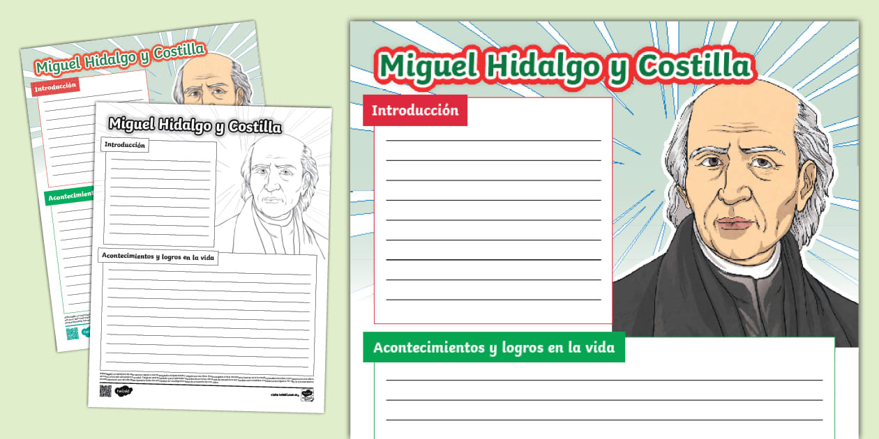 Hoja de actividad: Biografía de Miguel Hidalgo y Costilla