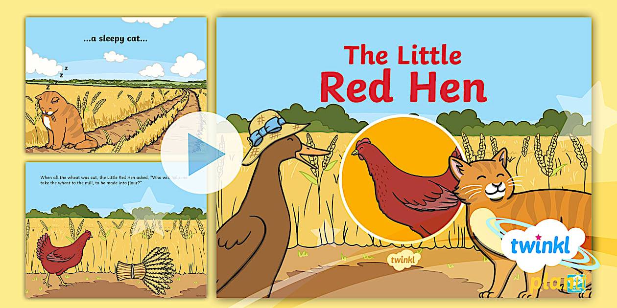The Little Red Hen Story PowerPoint