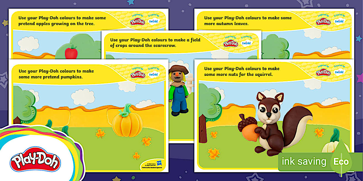 FREE! - Play-Doh: Autumn Mats (teacher made) - Twinkl