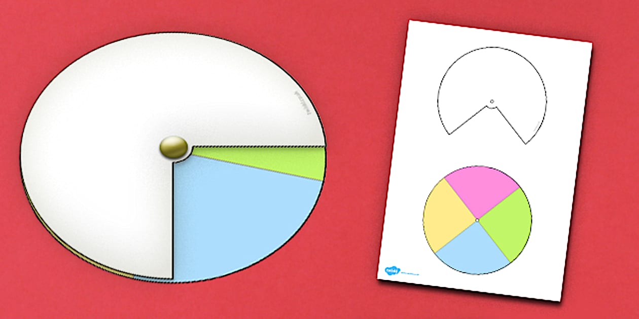 Interactive Notebook Spinner 1 4th (teacher made) - Twinkl