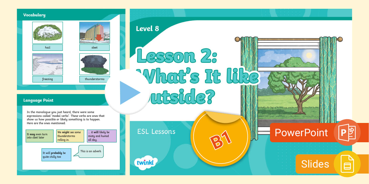 ESL Curriculum Level 8, Lesson 2 (teacher made) - Twinkl