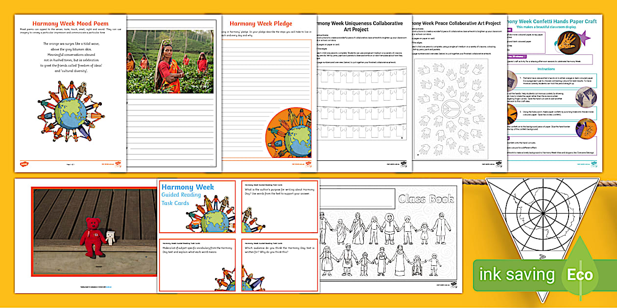 Harmony Week 3-6 Resource Pack (teacher made) - Twinkl