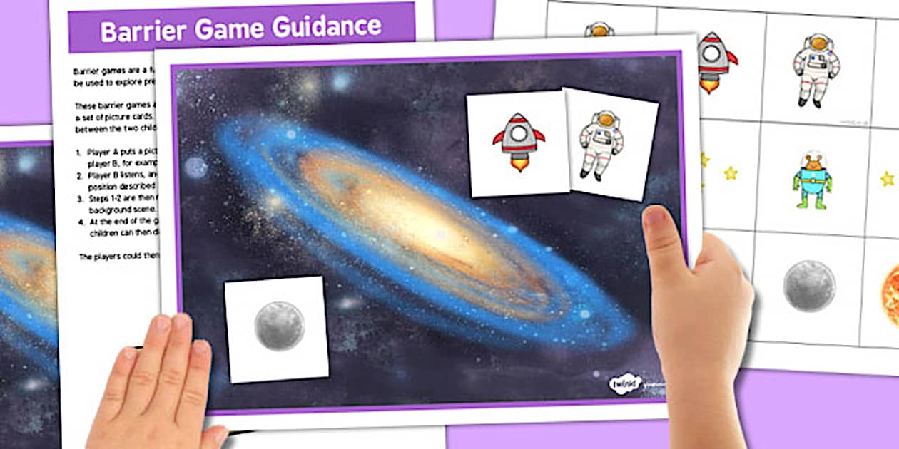 Space Barrier Game (teacher made) - Twinkl