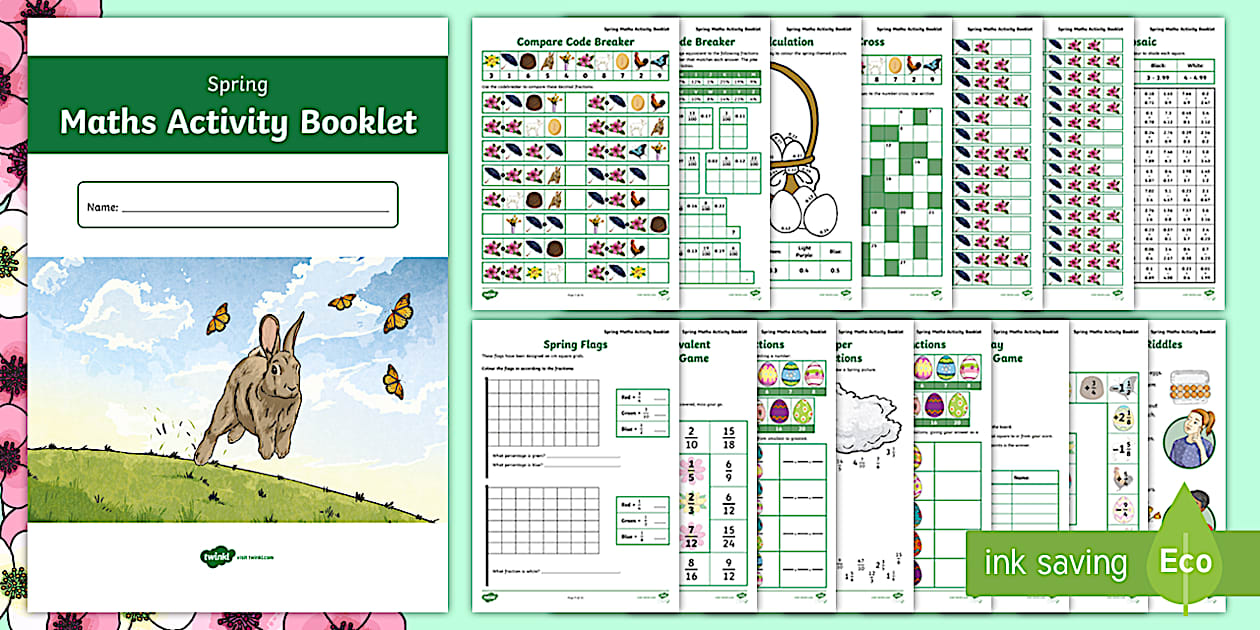 Year 5 Spring-Themed Maths Activity Booklet (teacher made)