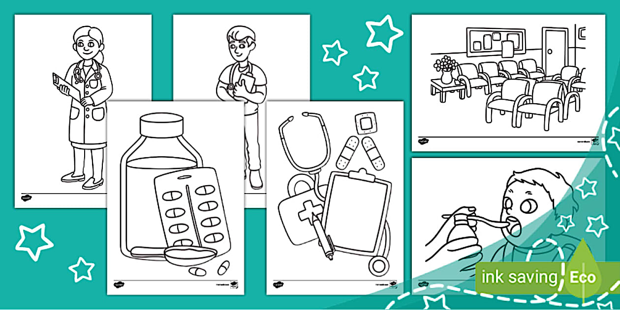 My First Doctors Colouring Pack (teacher made) - Twinkl