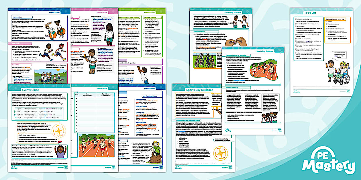 PE Mastery: EYFS Sports Day Planning and Activity Pack