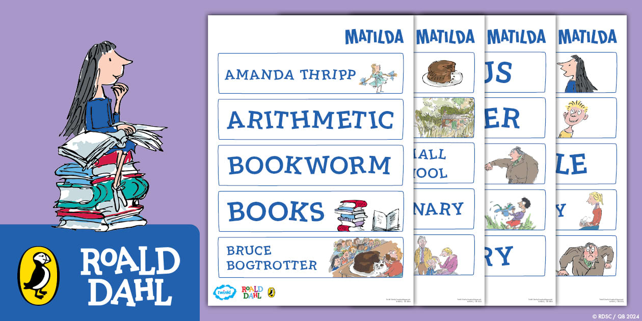 FREE! - Matilda: Word Cards (teacher made) - Twinkl