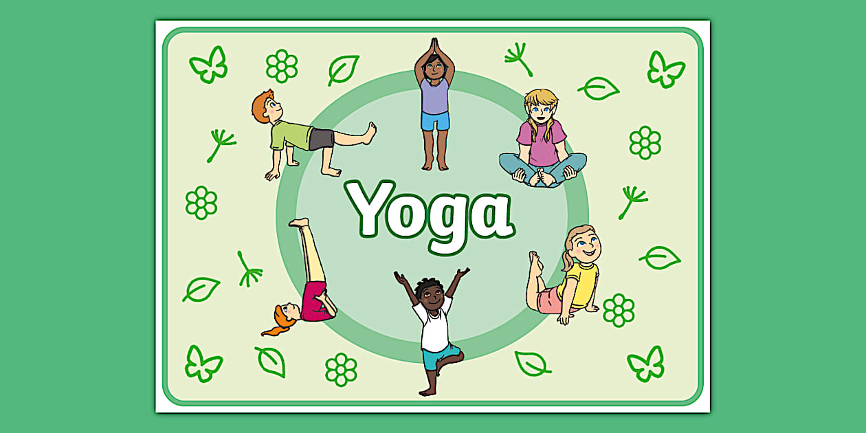 👉 Yoga Display Poster - Yoga PE - Healthy PE