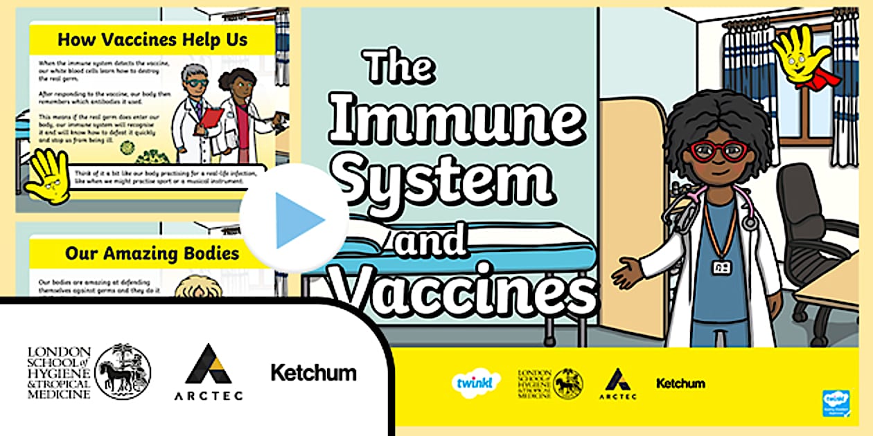 The Immune System and Vaccines KS1 PowerPoint (teacher made)