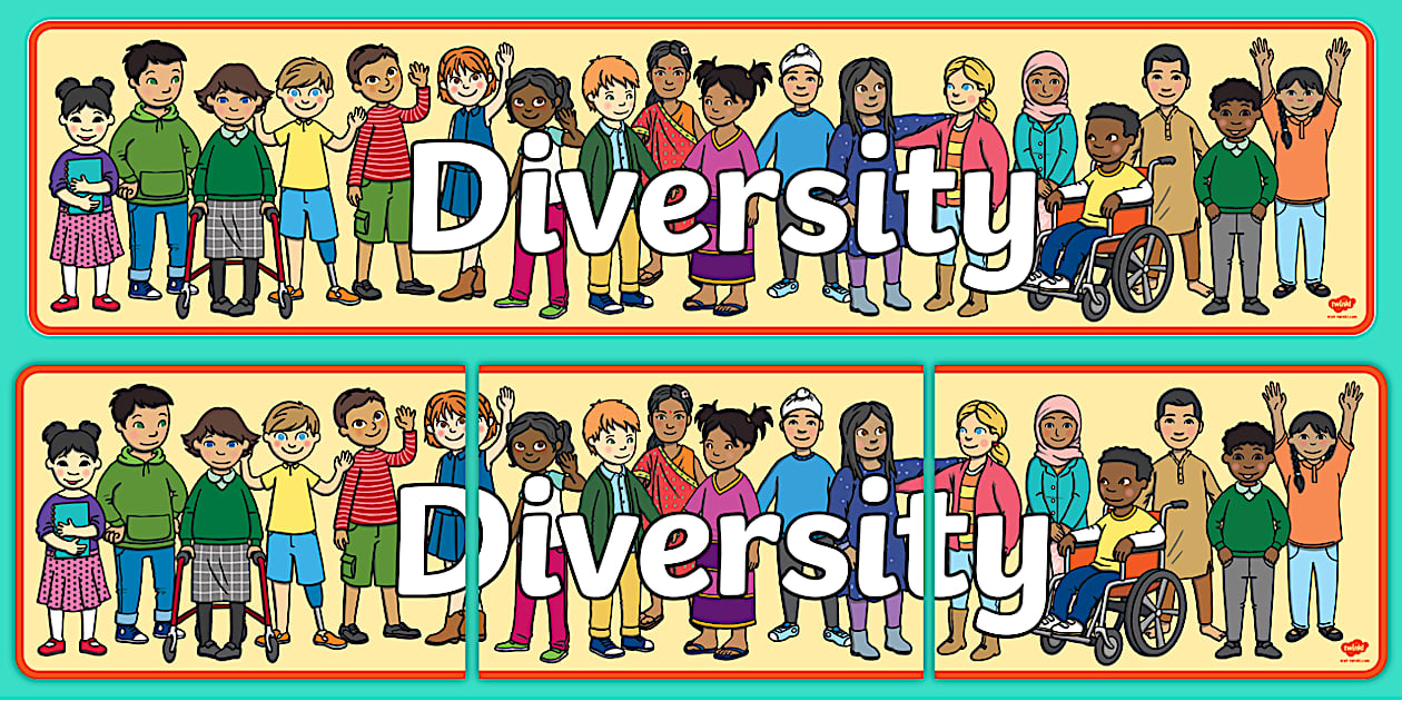 Diversity Display Banner (Teacher-Made) - Twinkl