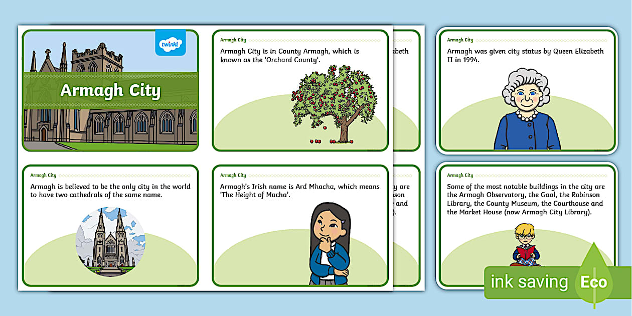 Armagh City Fact Cards (teacher made) - Twinkl